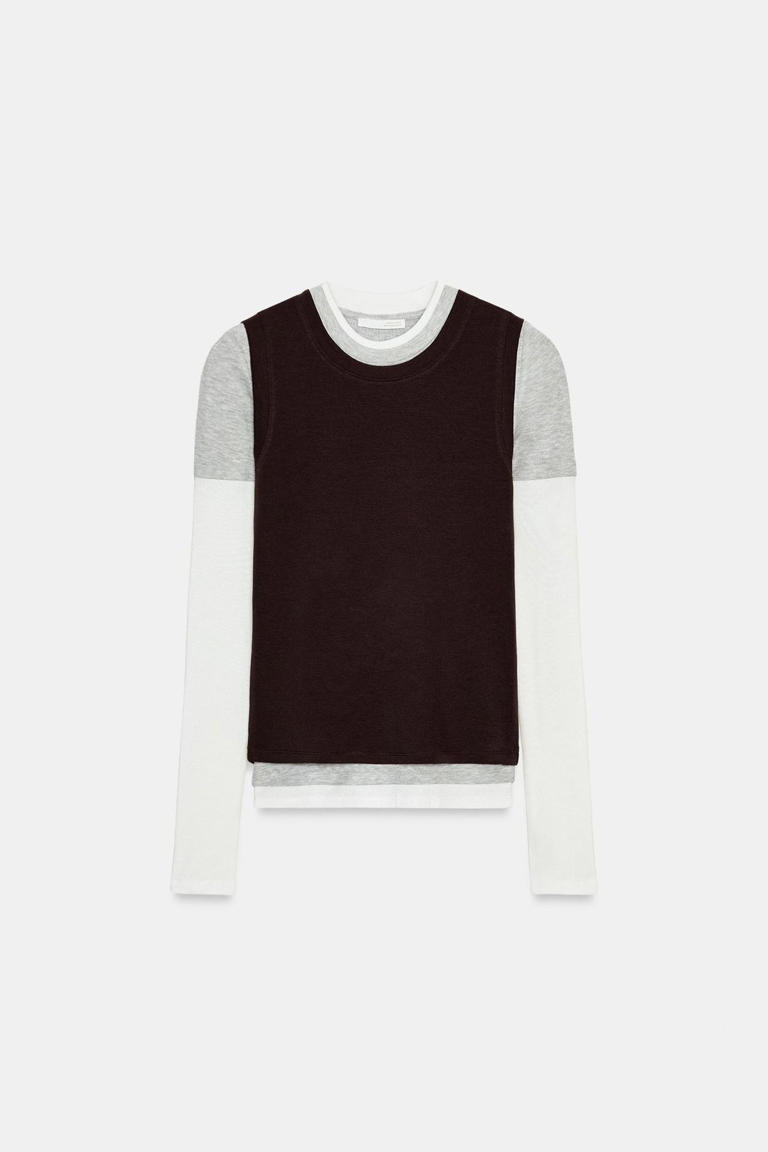 「重ね着が難しい」って人へ! 【ZARA】そのまま着てイケる♡「レイヤード風トップス」