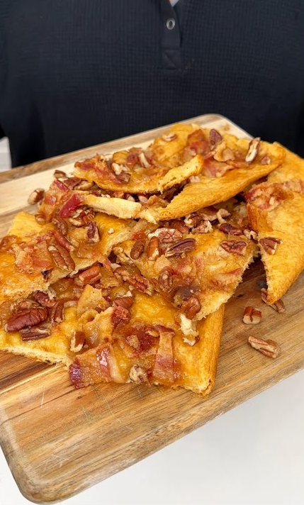 Flaky salty sweet pastry with amazing flavor combo