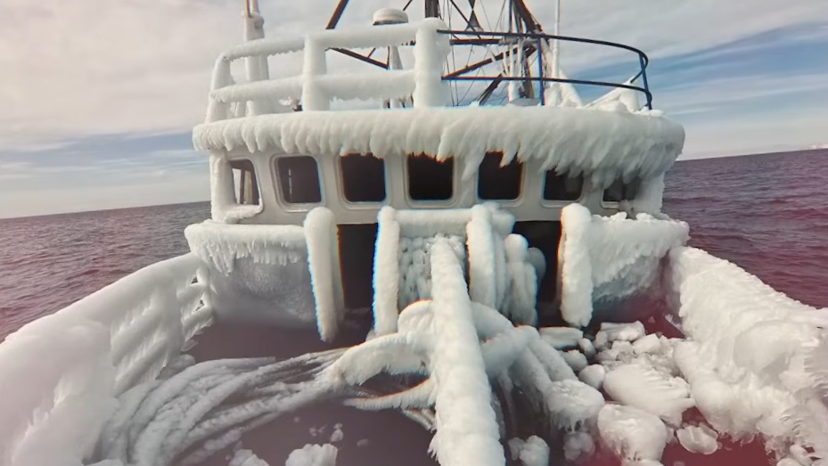 200 crab pots on deck - then the vessel sank in just 4 minutes