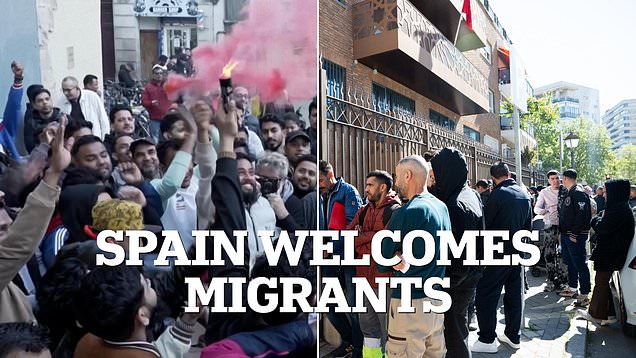 Huge queues at consulates after Spain approved migrant plan
