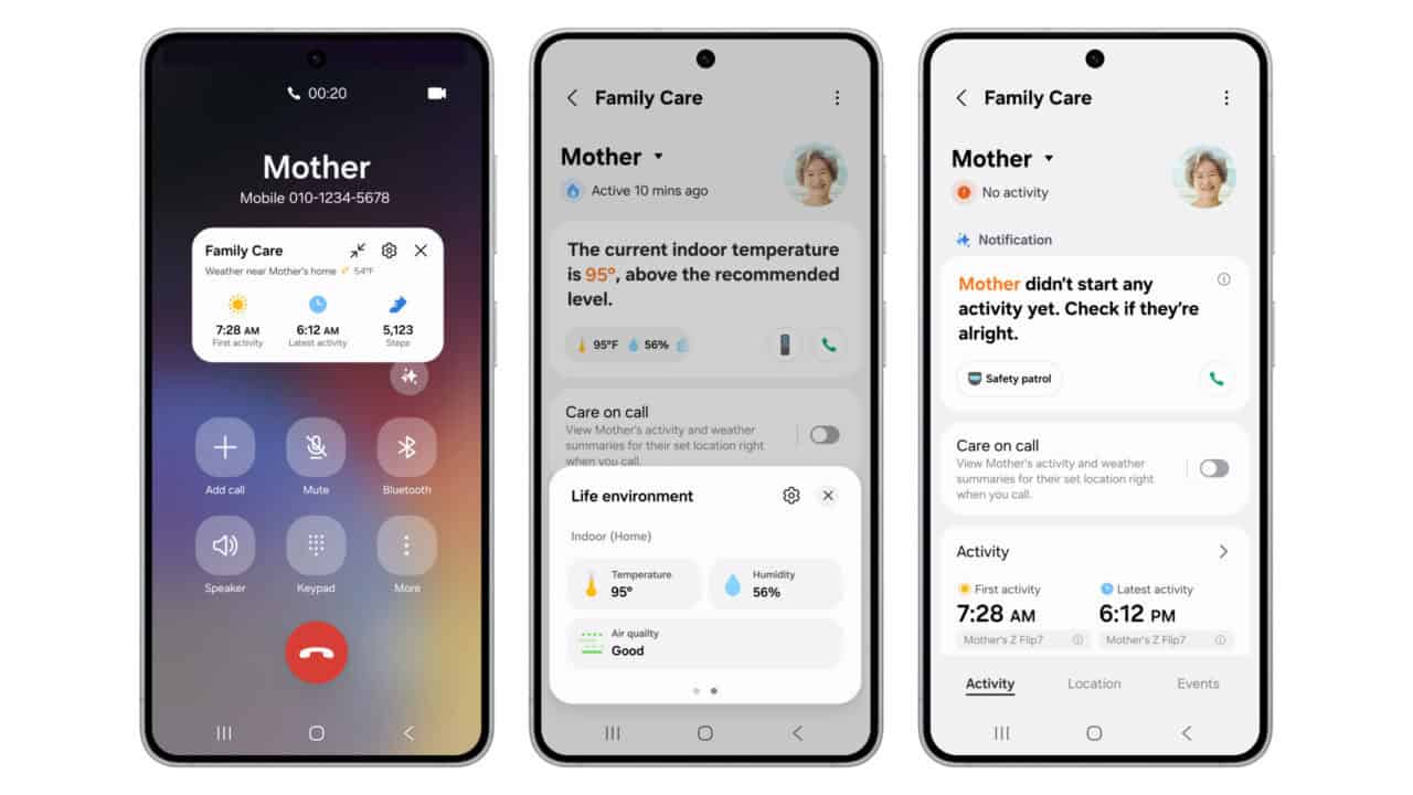 Samsung unifies SmartThings care, security, and pet features