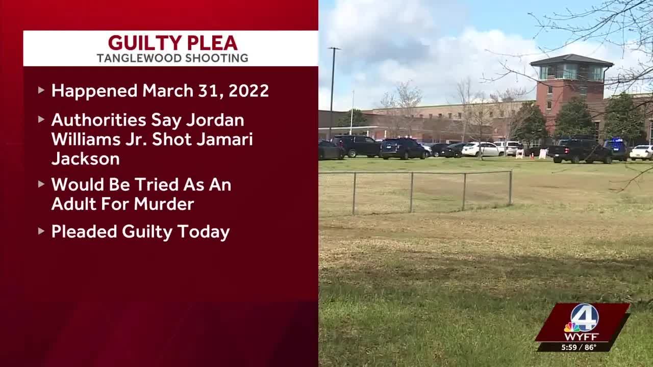 Suspect in Tanglewood Middle School shooting pleads guilty to murder