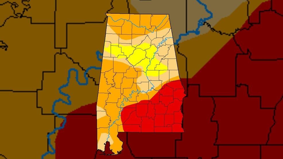 Extreme drought expands across Alabama as Southeast conditions worsen