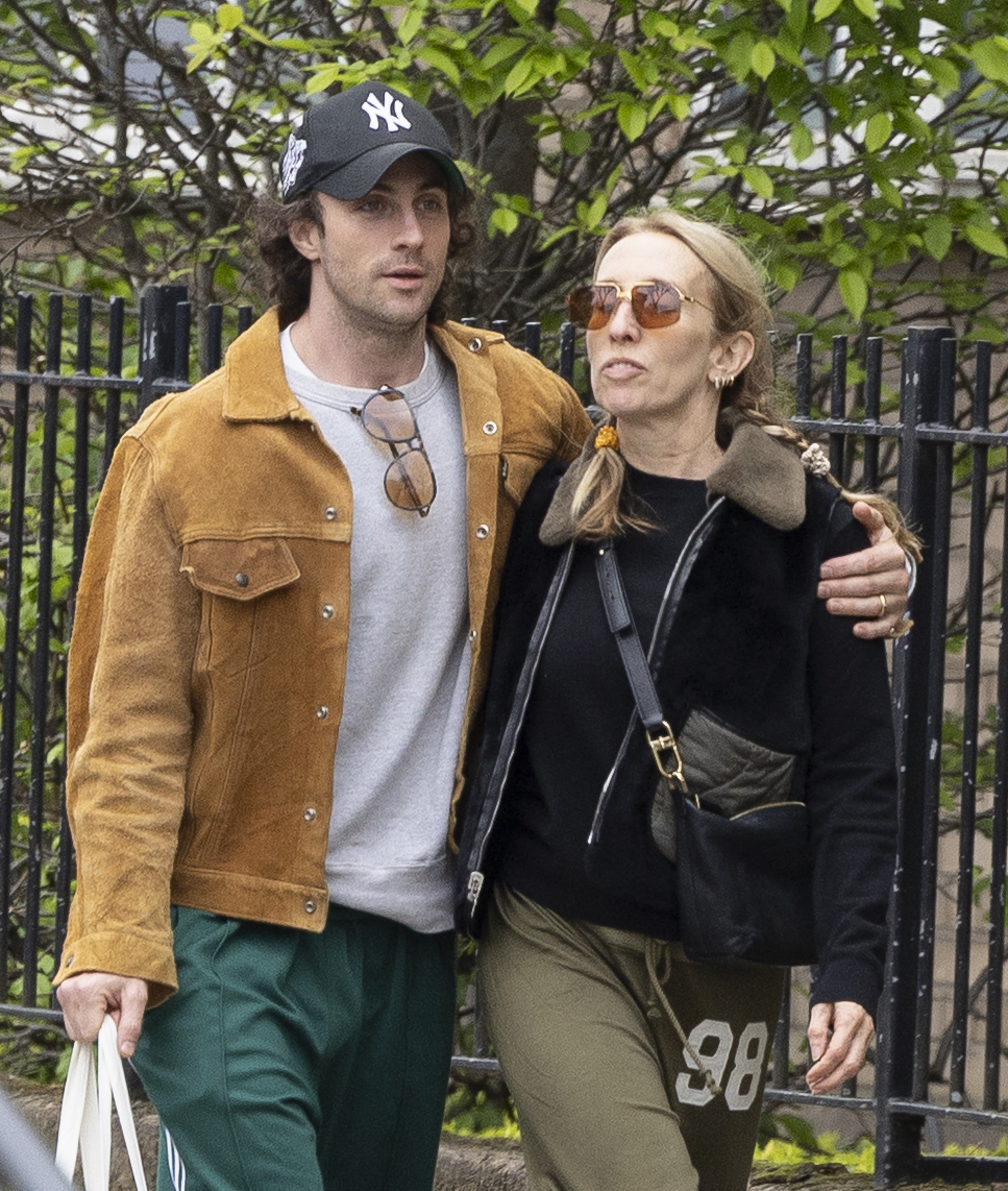 Aaron Taylor-Johnson, 35, and wife Sam, 59, have rare PDA moment on ...