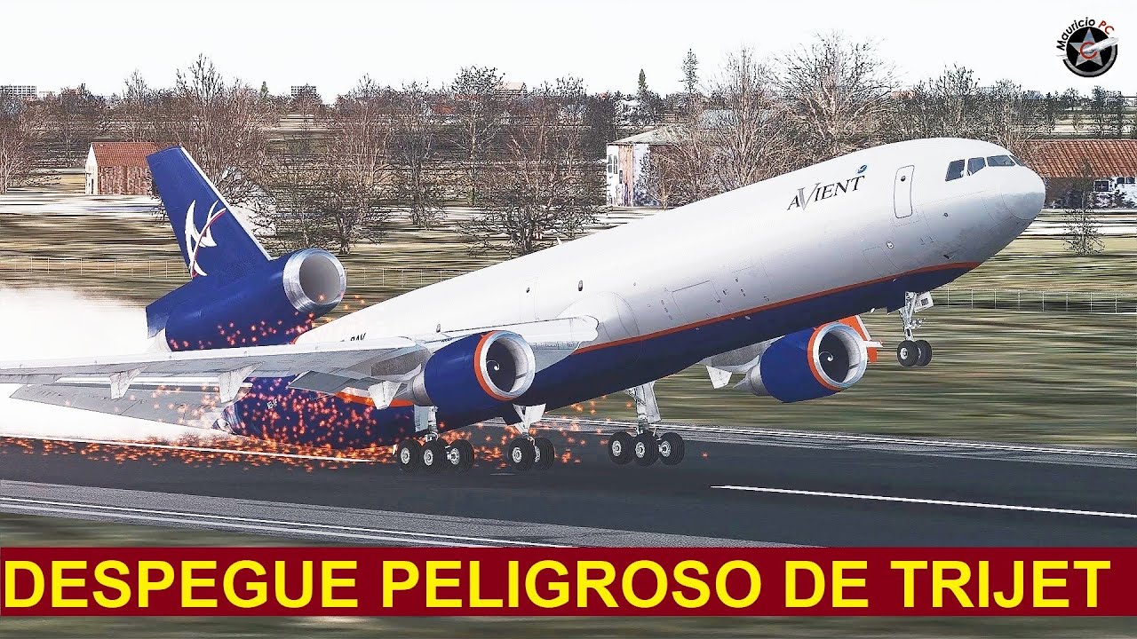 What happened during this jumbo jet launch?