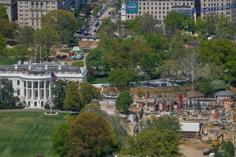 Judge halts Trump’s ballroom construction, permits bunker work to proceed