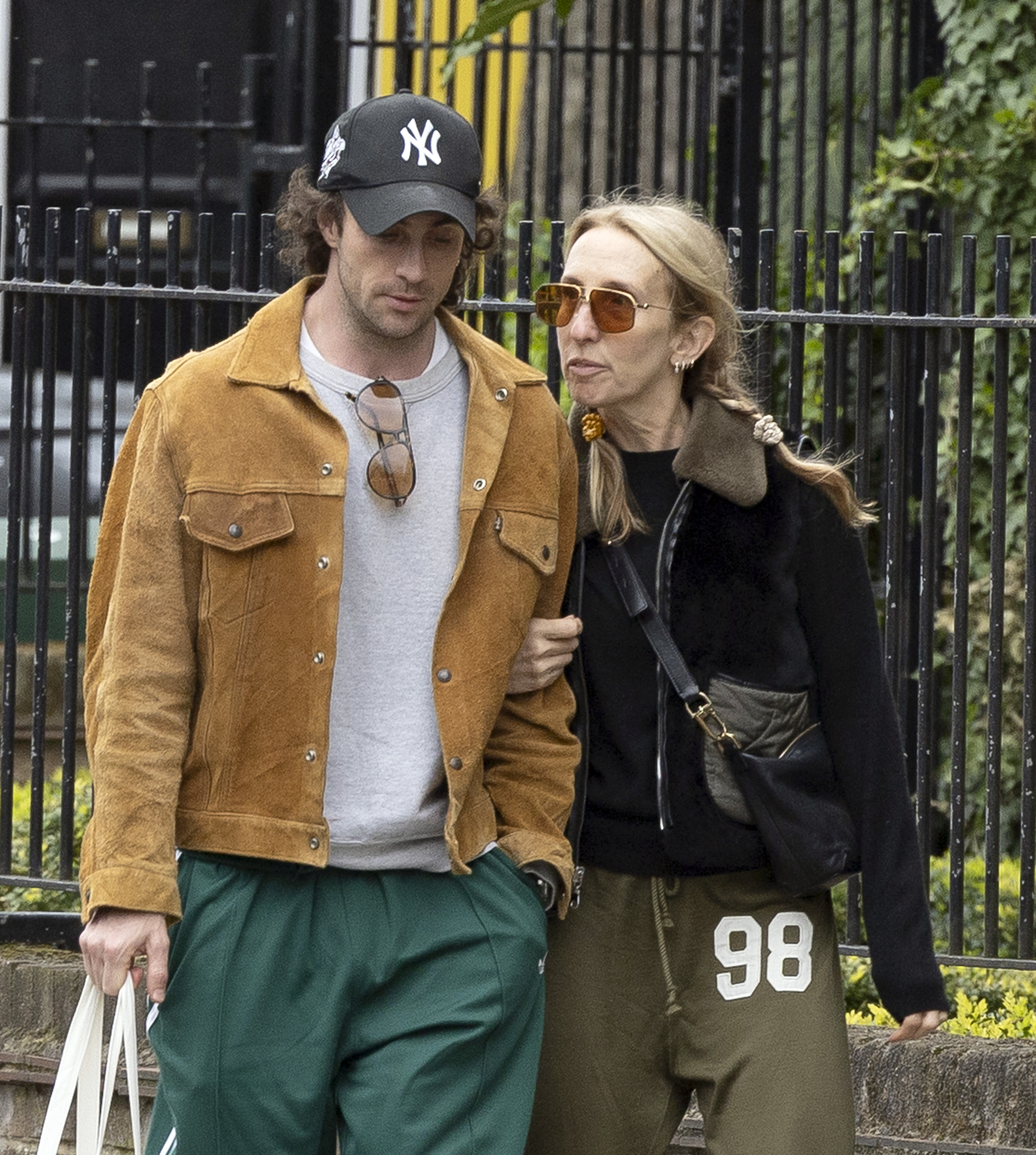 Aaron Taylor-Johnson, 35, and wife Sam, 59, have rare PDA moment on ...