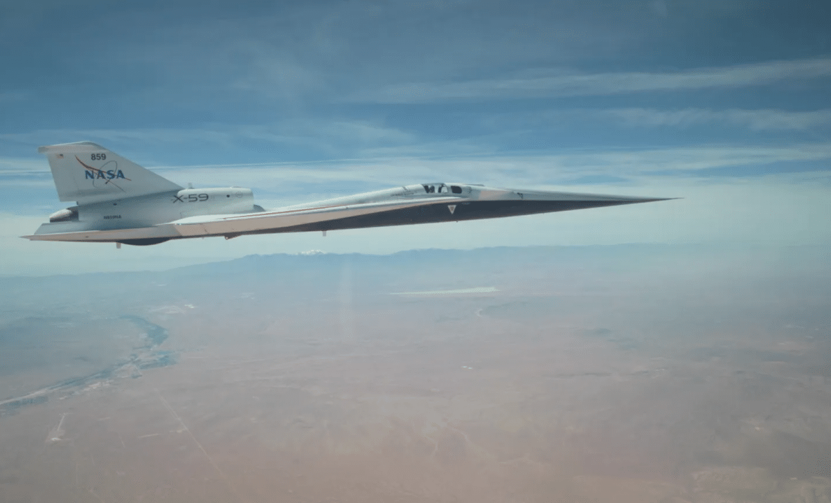 NASA’s X-59 achieves major milestone in quiet supersonic flight