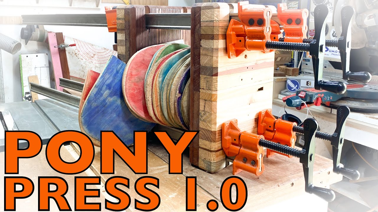 The Pony Press 1.0 - A DIY press (using clamps) love story