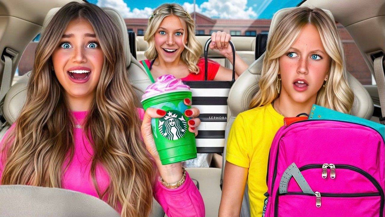 Sneaking my little sisters out of school *gone wrong*