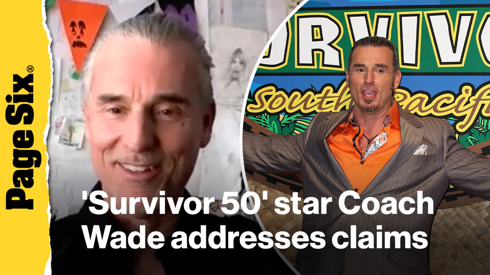 'Survivor 50' star Coach Wade addresses 'MAGA alliance' claims — and ...