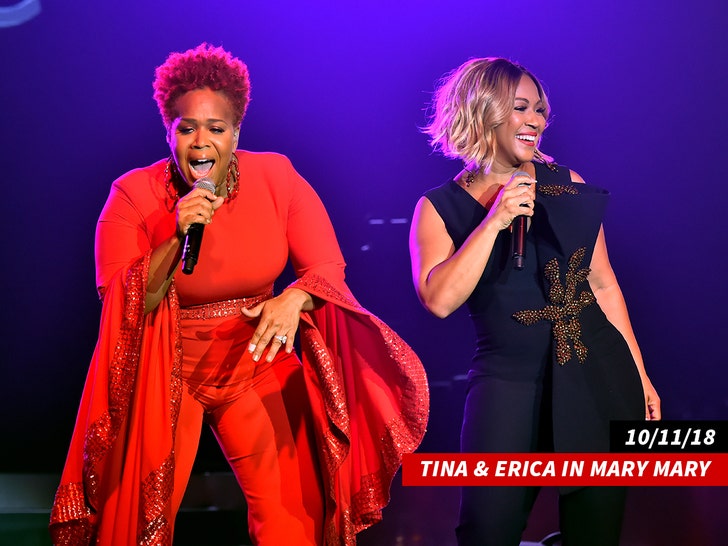 Erica Campbell says she's getting married again amid sister Tina's divorce