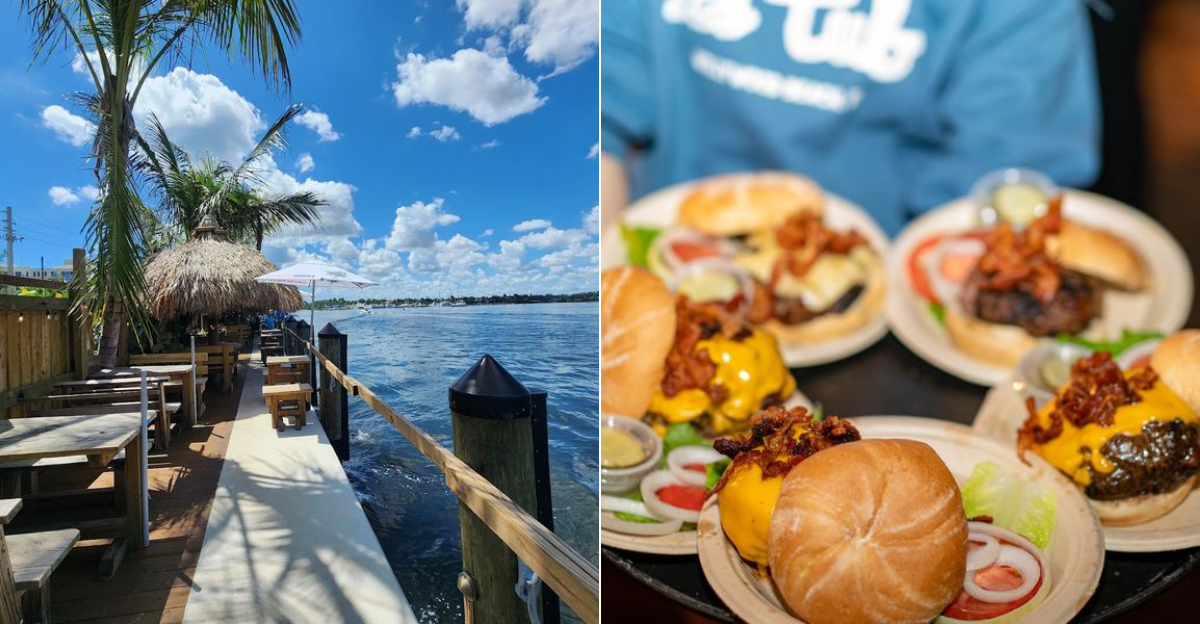 This waterfront Florida burger shack is famous for the double ...