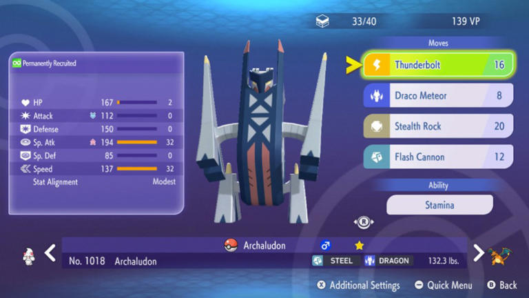 Pokémon champions: Best Archaludon build and teams