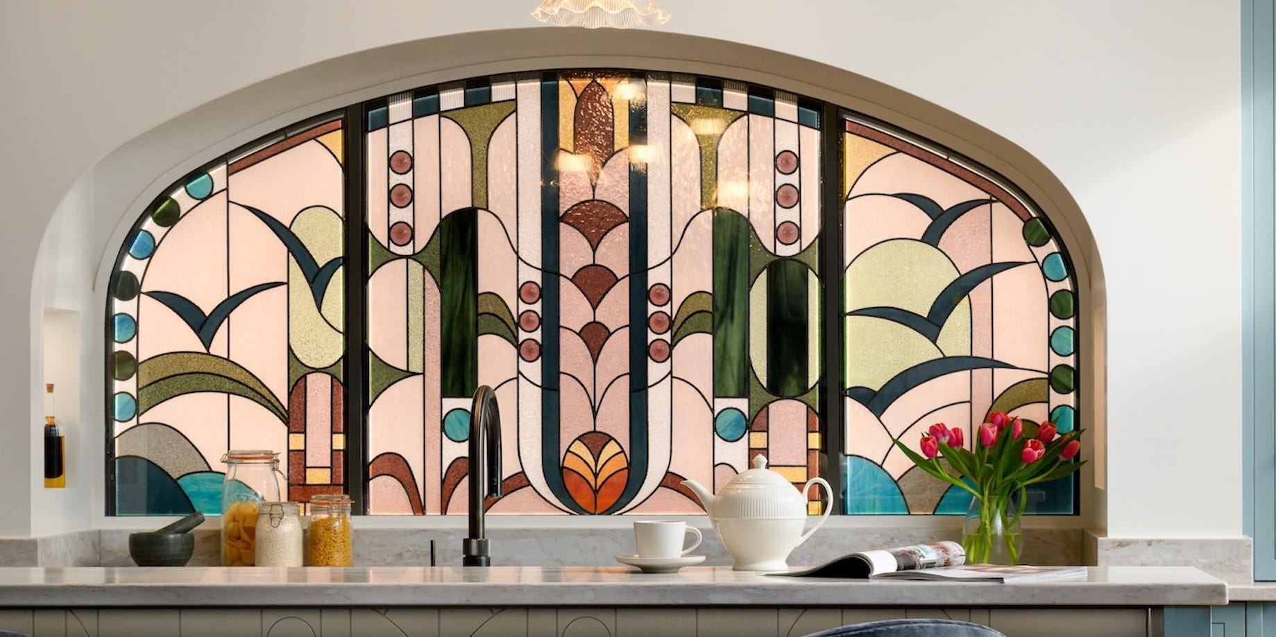 This old-world detail adds immediate character to any new build ...