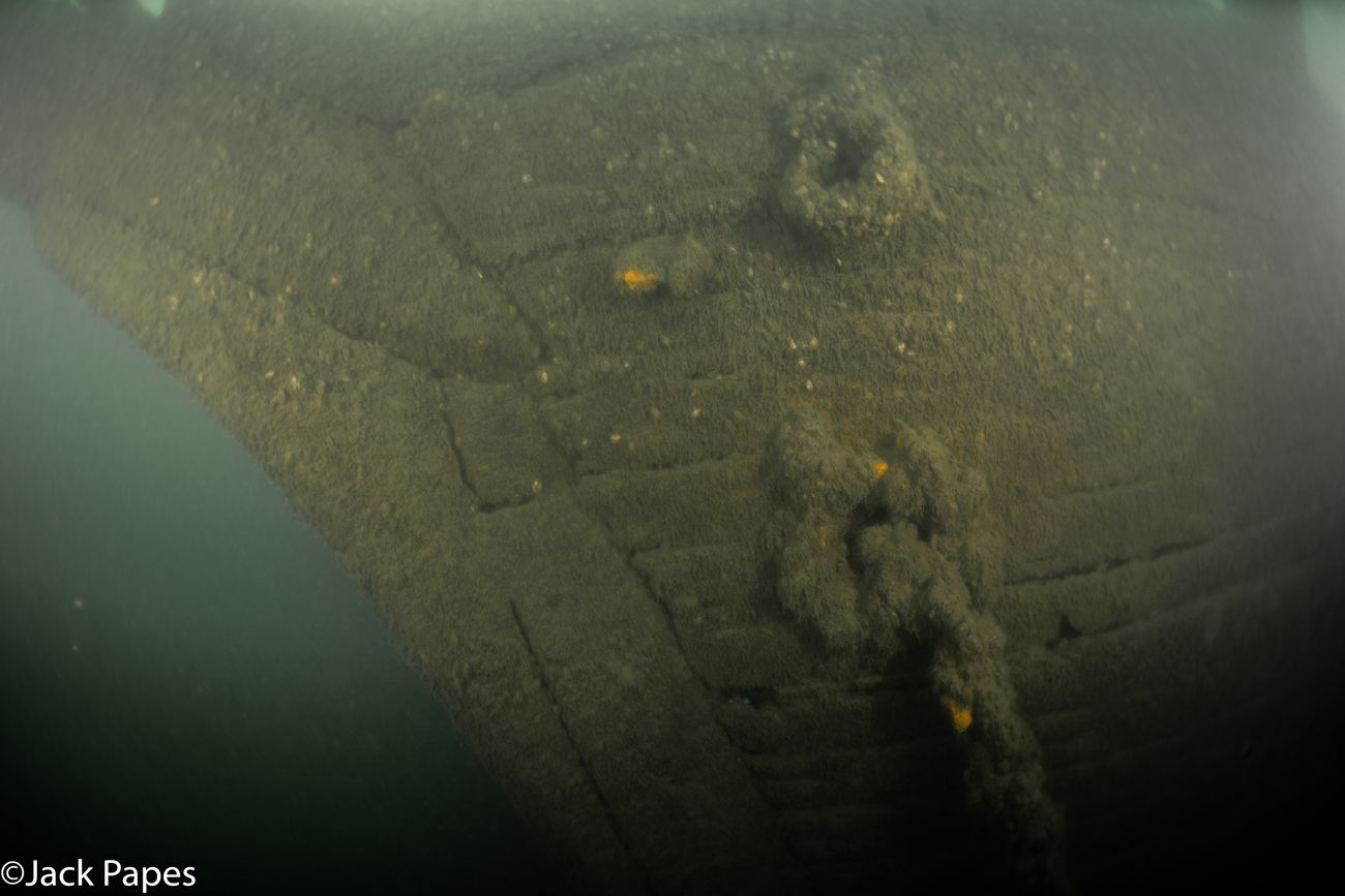 A sudden squall doomed this stone-hauling vessel in Lake Erie. Divers ...