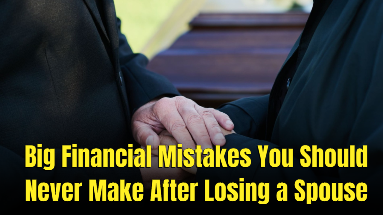 Big financial mistakes you should never make after losing a spouse