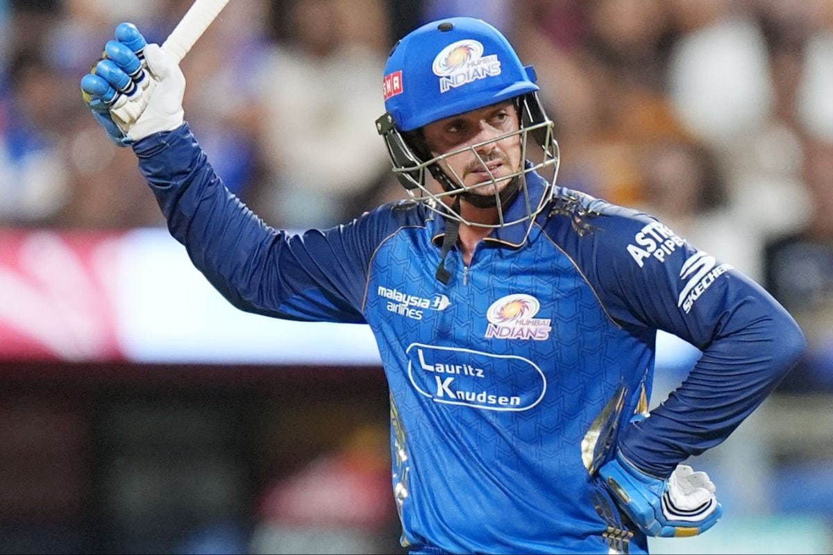 Why Quinton de Kock is not playing in IPL 2026 match against SRH?