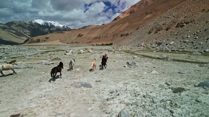 Soar above Tibet: Peaceful views from the sky