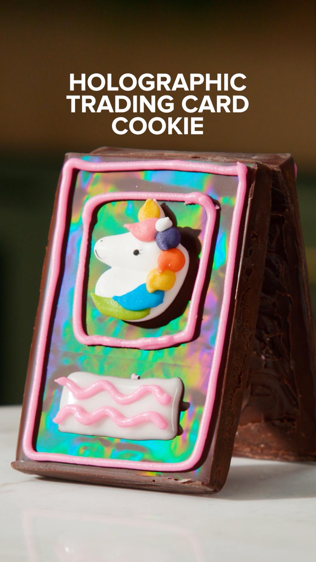 Surprising my daughter with edible trading cards