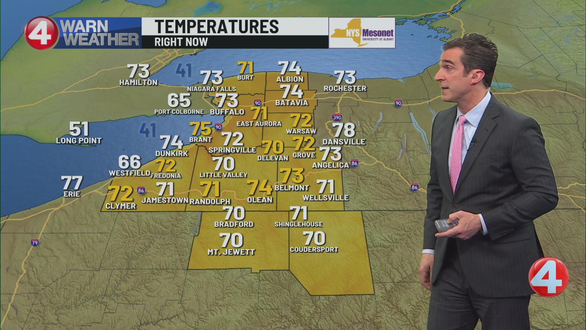Buffalo weather update: noon, 4/16/26