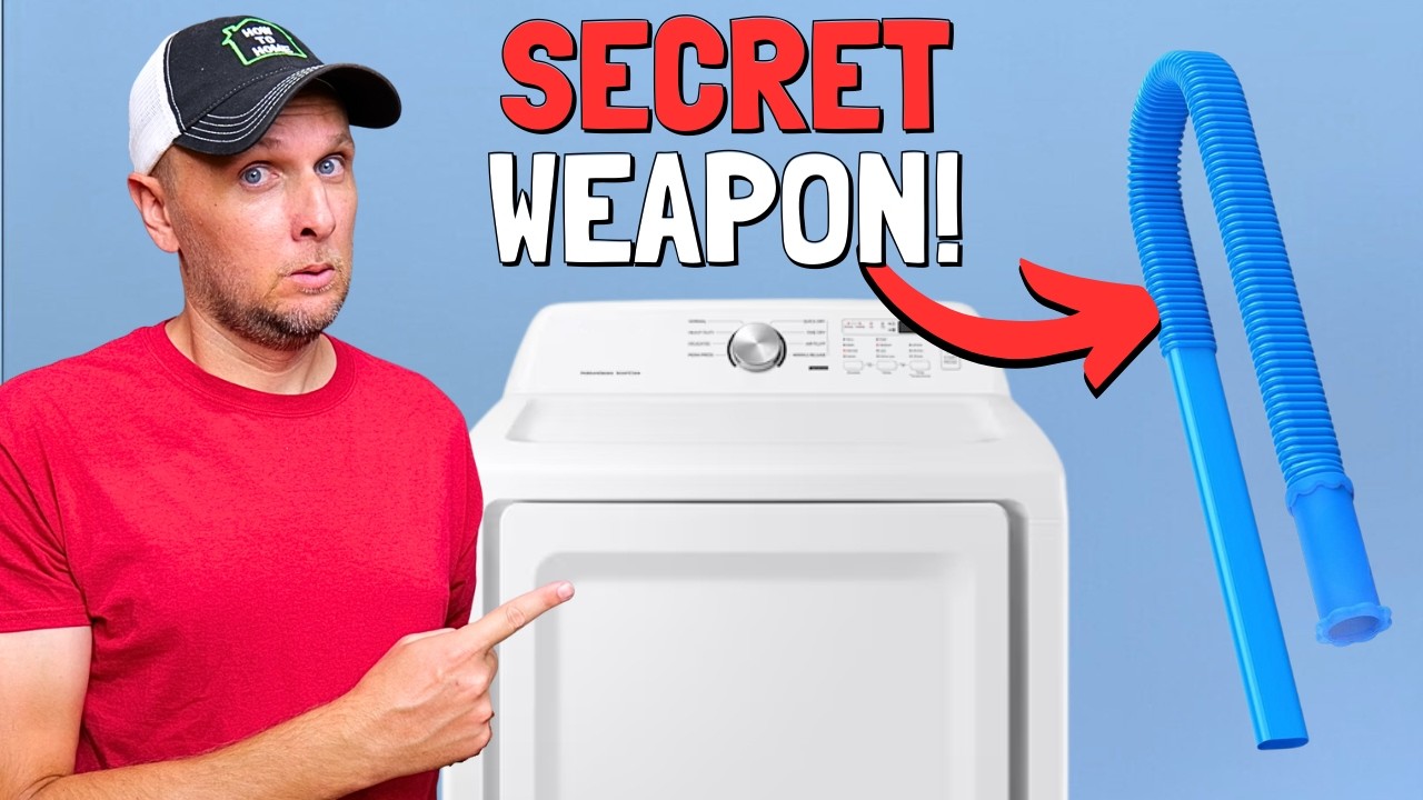 I clean my dryer and prevent fires! 🔥