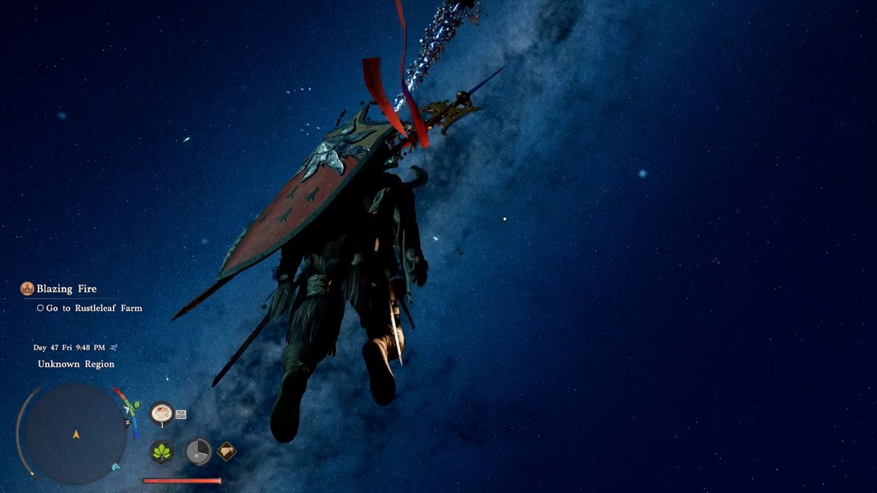 Fantasy RPG "Crimson Desert" lets you stab your way to space, showing a ...