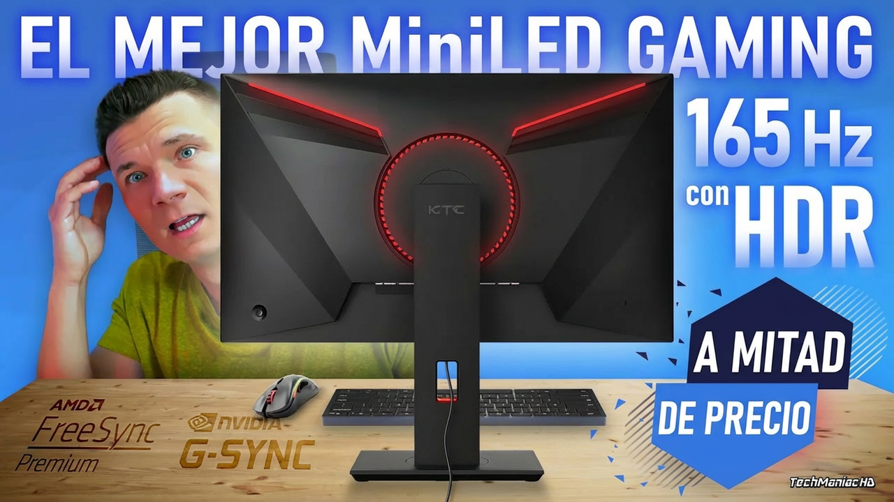 ¡Ningún monitor en este precio le llega al KTC M27T20! [1440p, HDR ...