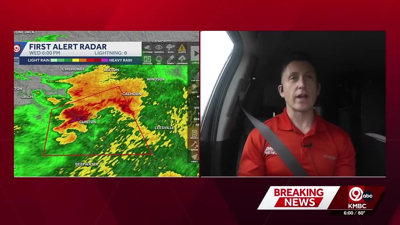 KMBC's Nick Bender is tracking severe weather in the Kansas City region
