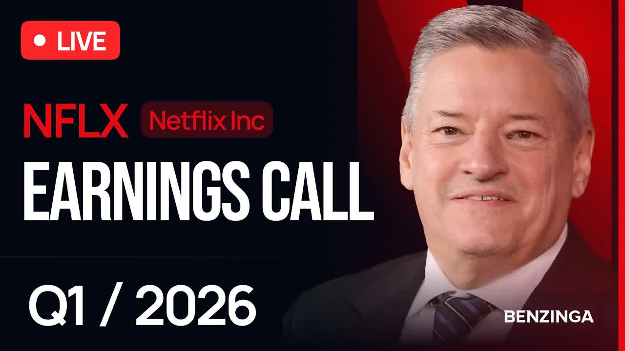Netflix Q1 FY26 earnings call | $NFLX | 🔴 watch live