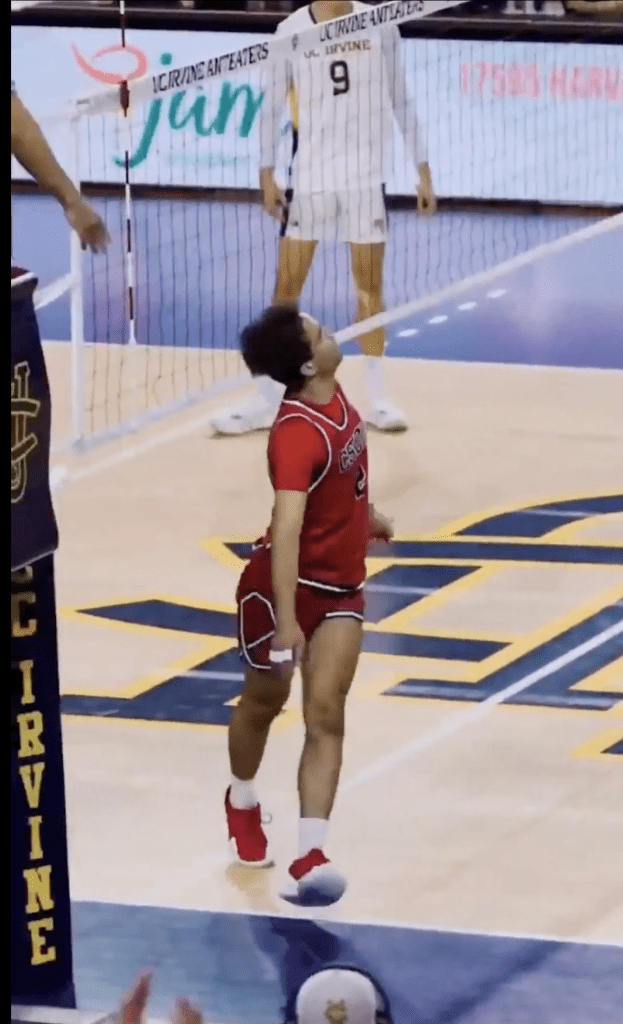 CSUN volleyball player goes viral for eccentric winning celebrations