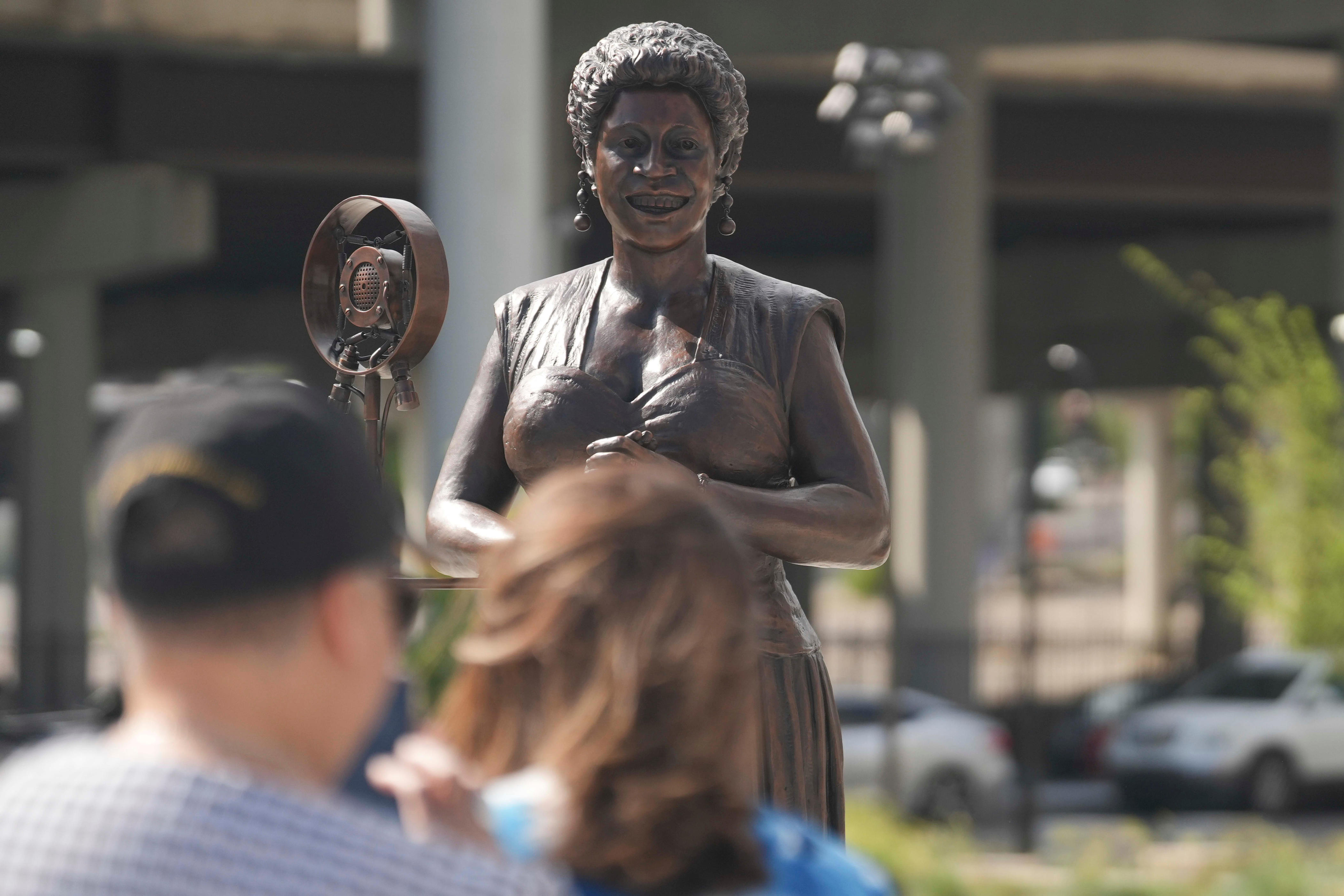 New statues at Knoxville Smokies stadium honor local Black luminaries
