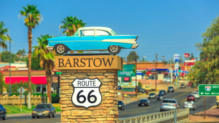 Halfway between Los Angeles and Las Vegas is a Route 66 pitstop town ...