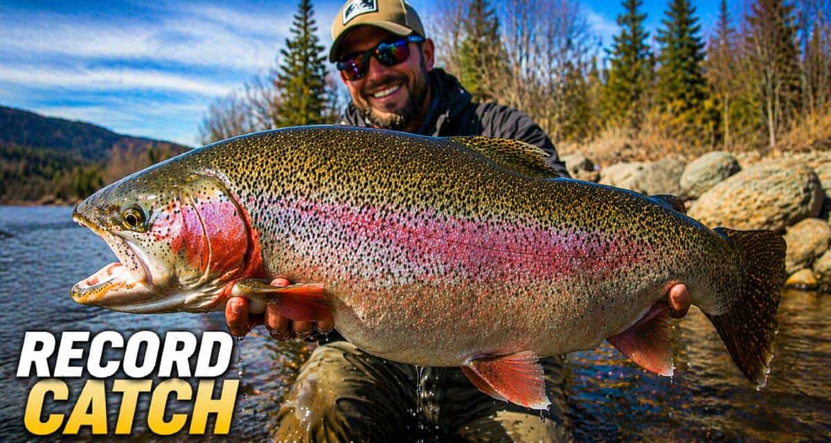 The biggest rainbow trout ever caught and how large they can really grow
