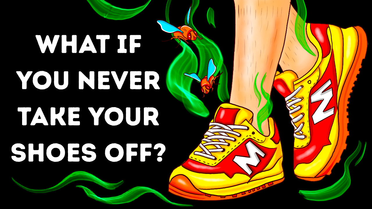 What if you could never take off your shoes?