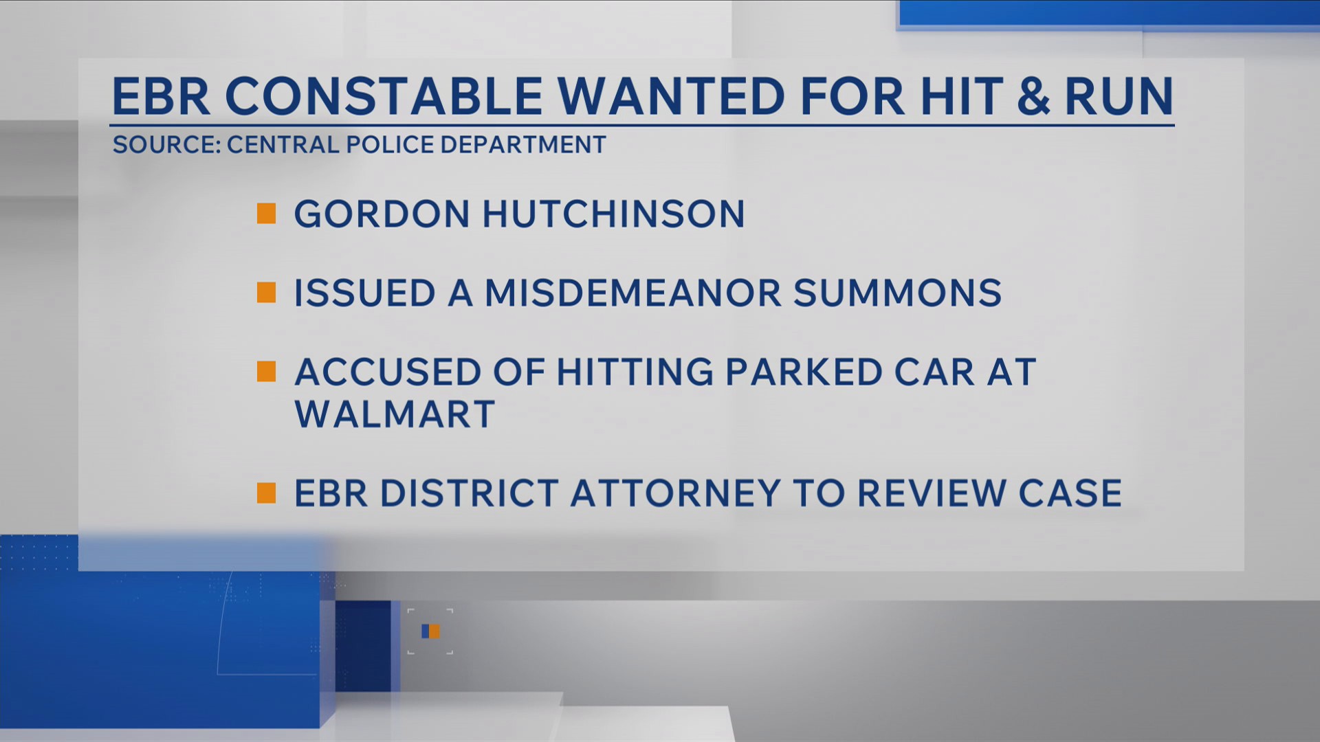 East Baton Rouge elected official issued misdemeanor after alleged hit ...