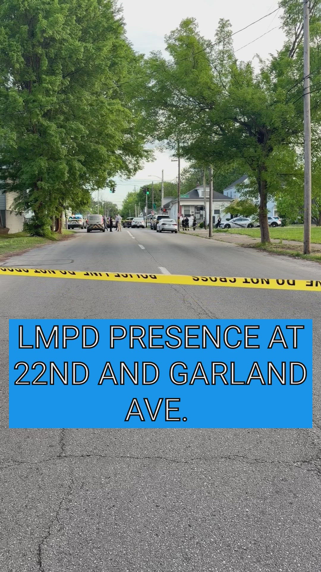 LMPD continue to process scene in California neighborhood