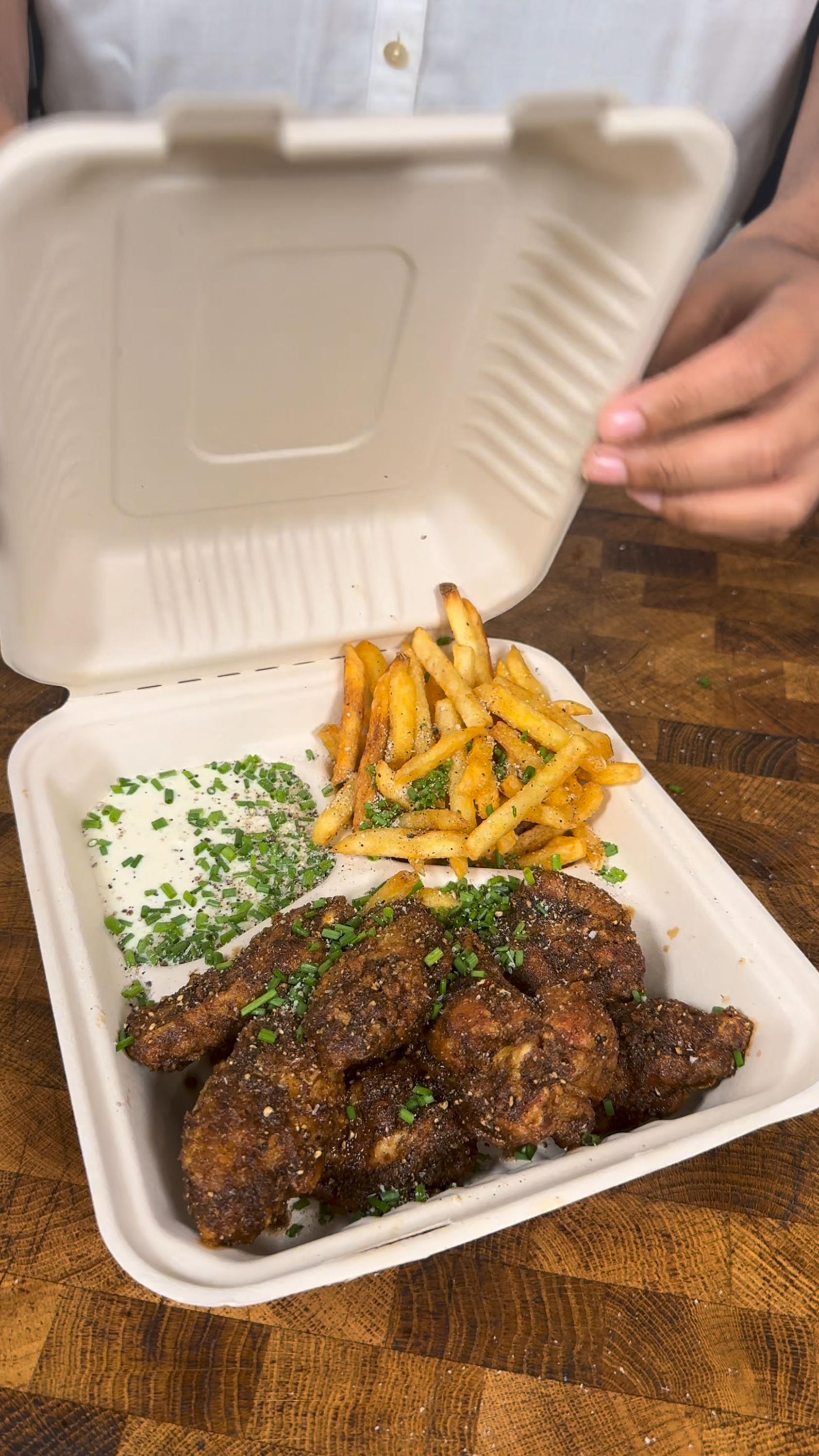 Lemon pepper chicken wings