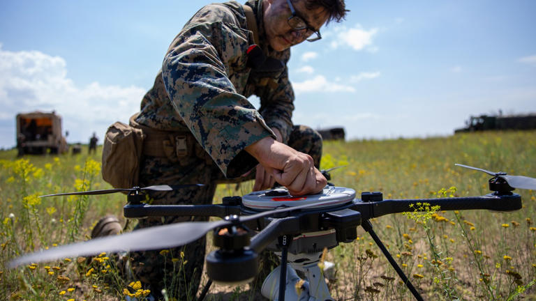 Ukraine rolls out drone-assault units combining aerial, ground drones ...