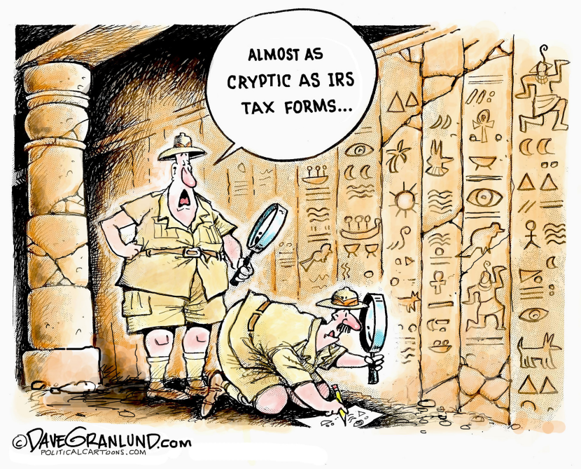 The latest cartoons about taxes