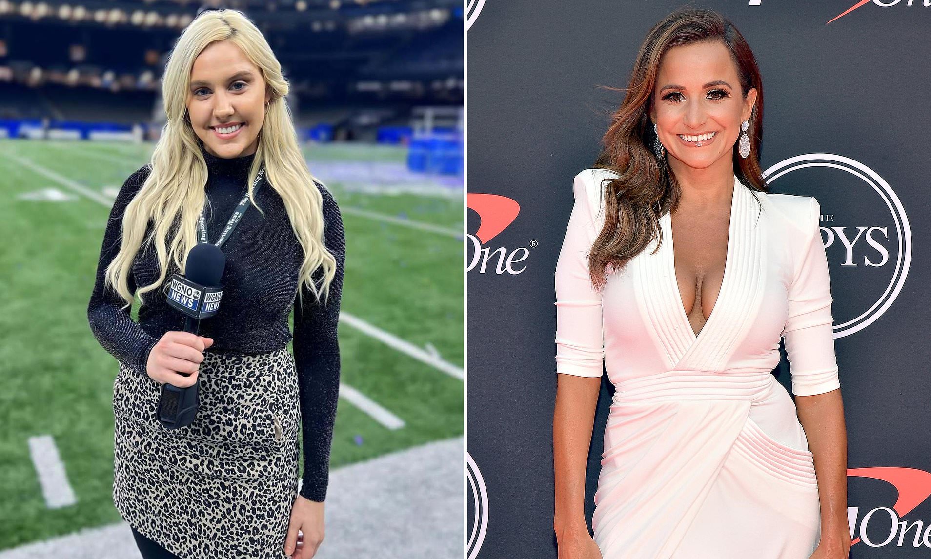 Female NFL reporter 'beyond distraught' as she's fired for celebrating ...
