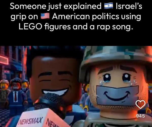 Iran targets Newsmax in new Lego propaganda video