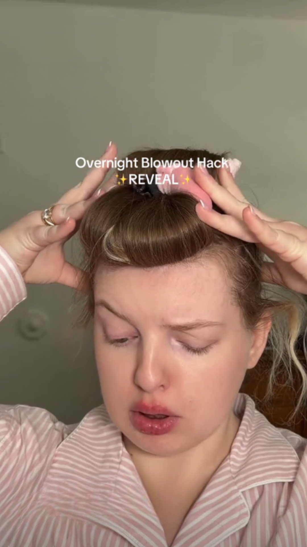 That overnight blowout looks so good already