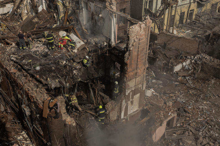 Ukraine war latest: Russia launches deadliest aerial attack this year