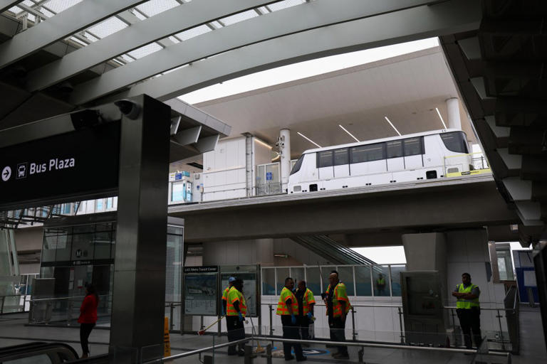 LAX people mover to start running empty trains Monday as issues over ...