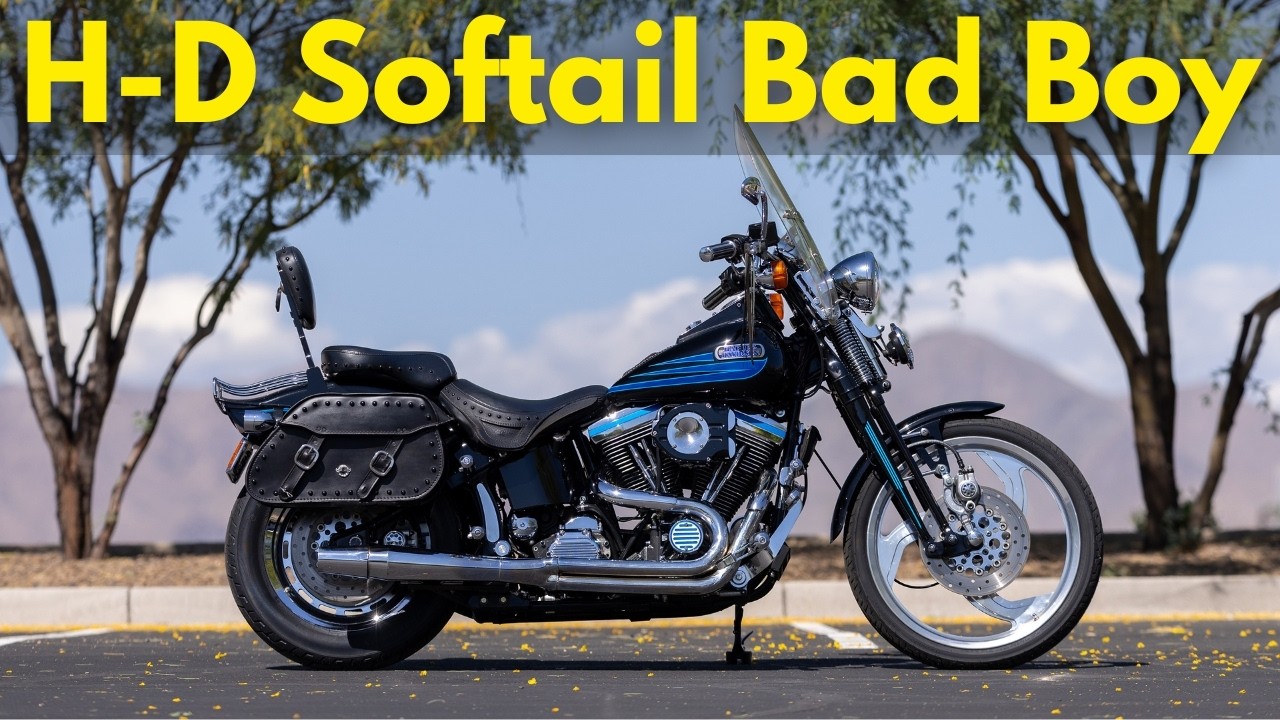 What makes the 1995 Softail Bad Boy a timeless classic