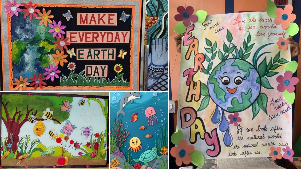 Earth Day board decoration ideas that inspire creativity and ...