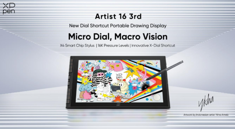 XPPen Artist 16 3rd launched with dual X-Dial and 16K pressure stylus