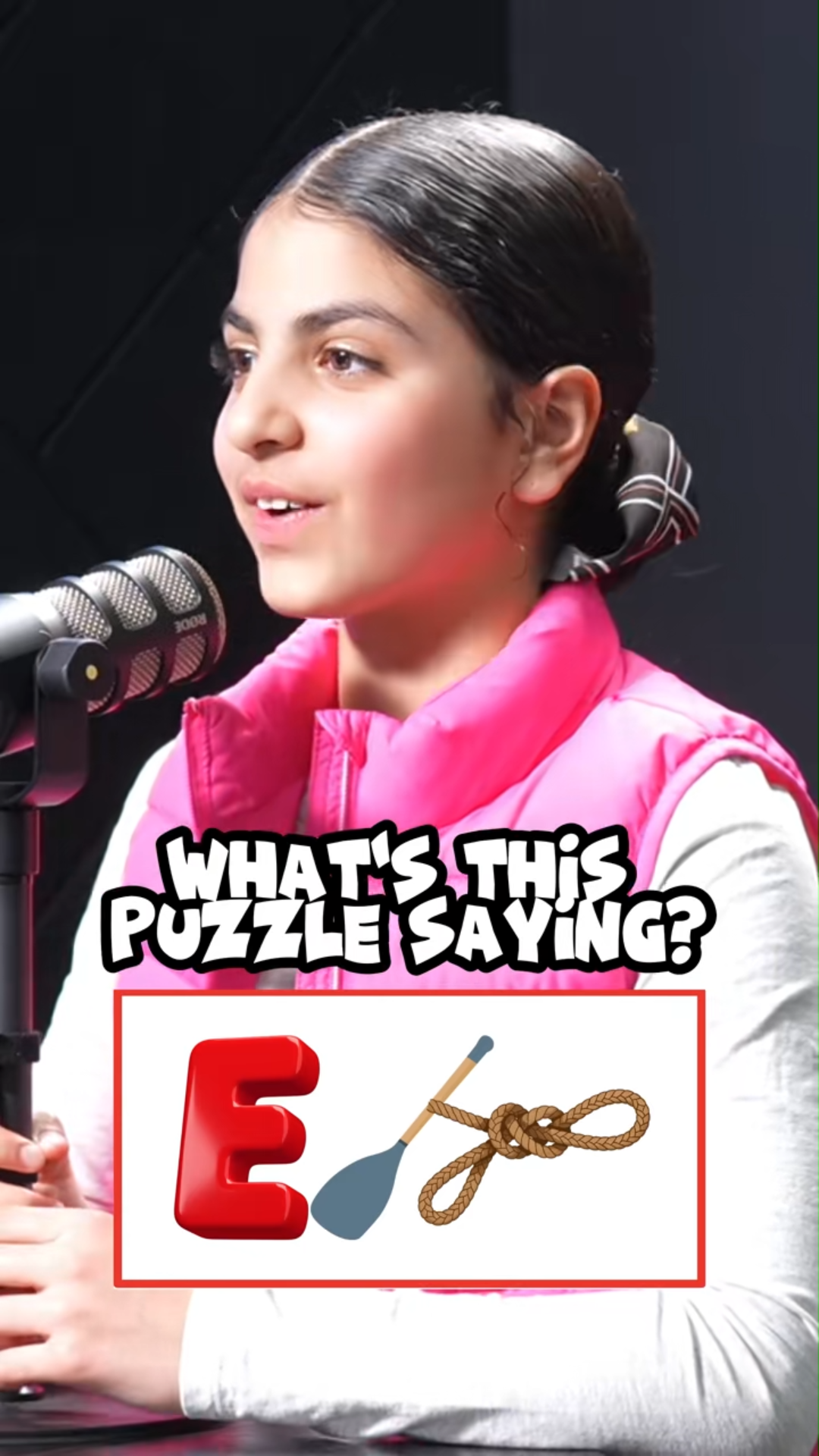 Try to solve this puzzle before she does