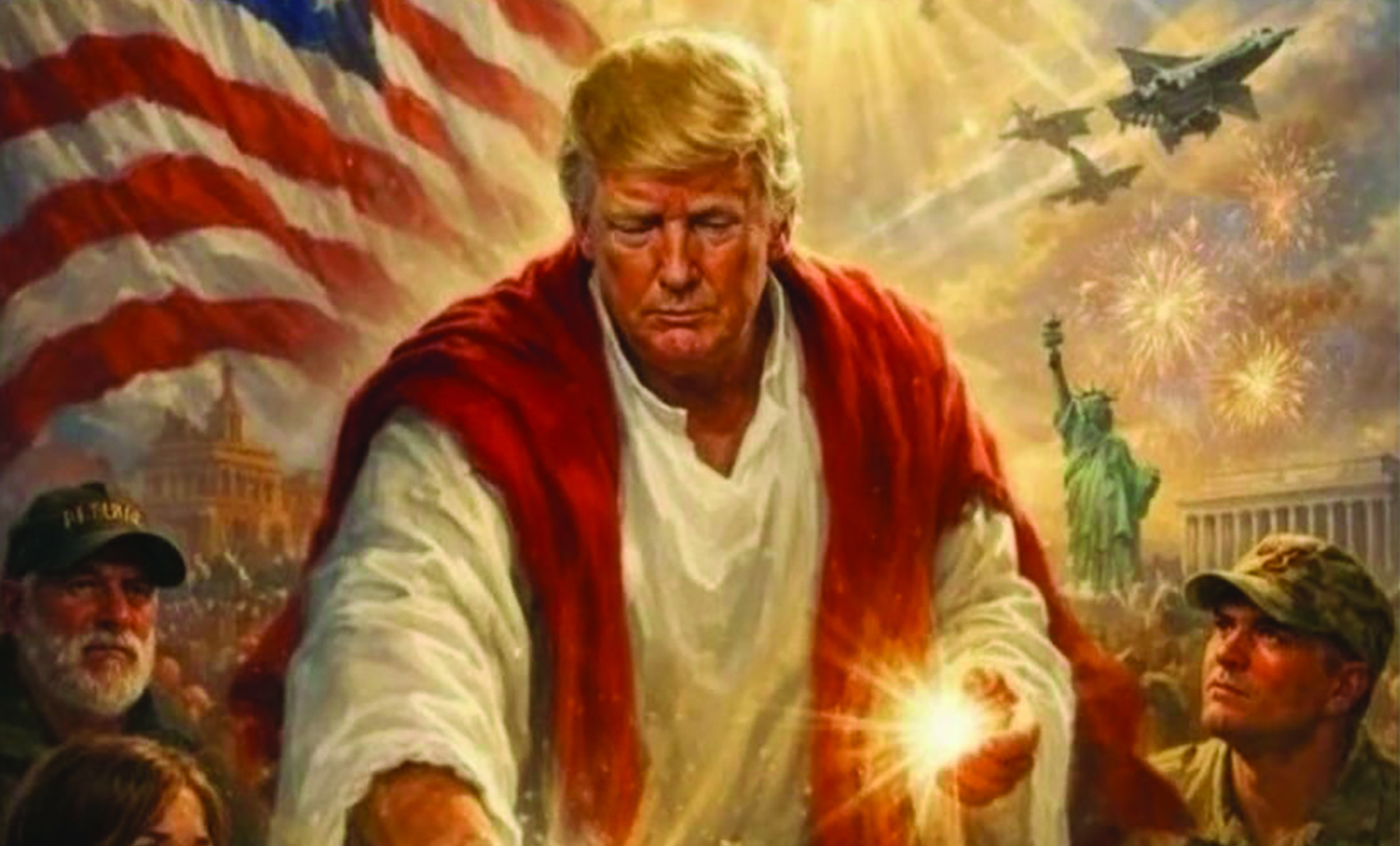 The spiritual sickness behind Trump’s blasphemous Jesus post